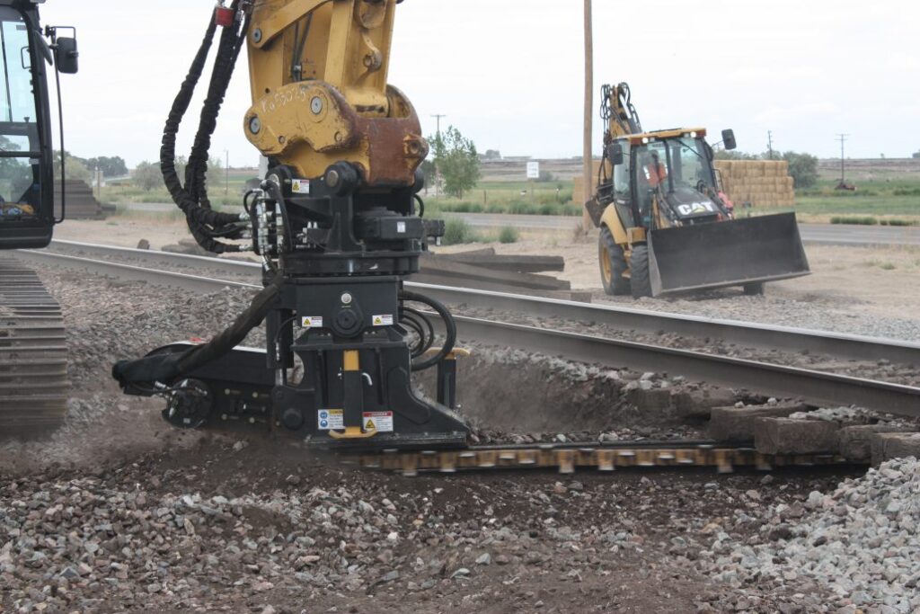 Ballast Blaster for excavators and backhoe loaders - Railway Supply