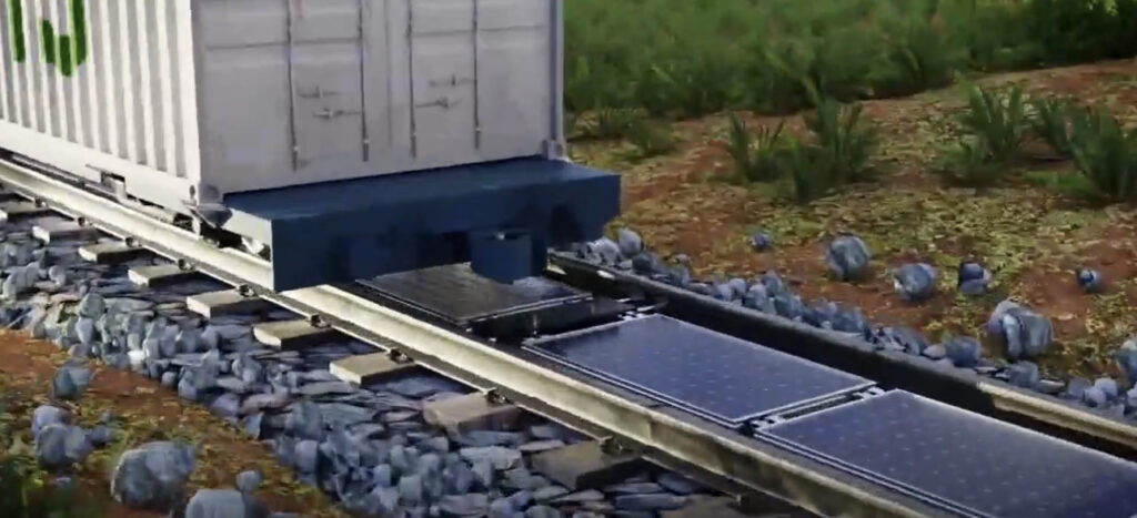 Switzerland proposes installing solar panels between railway tracks