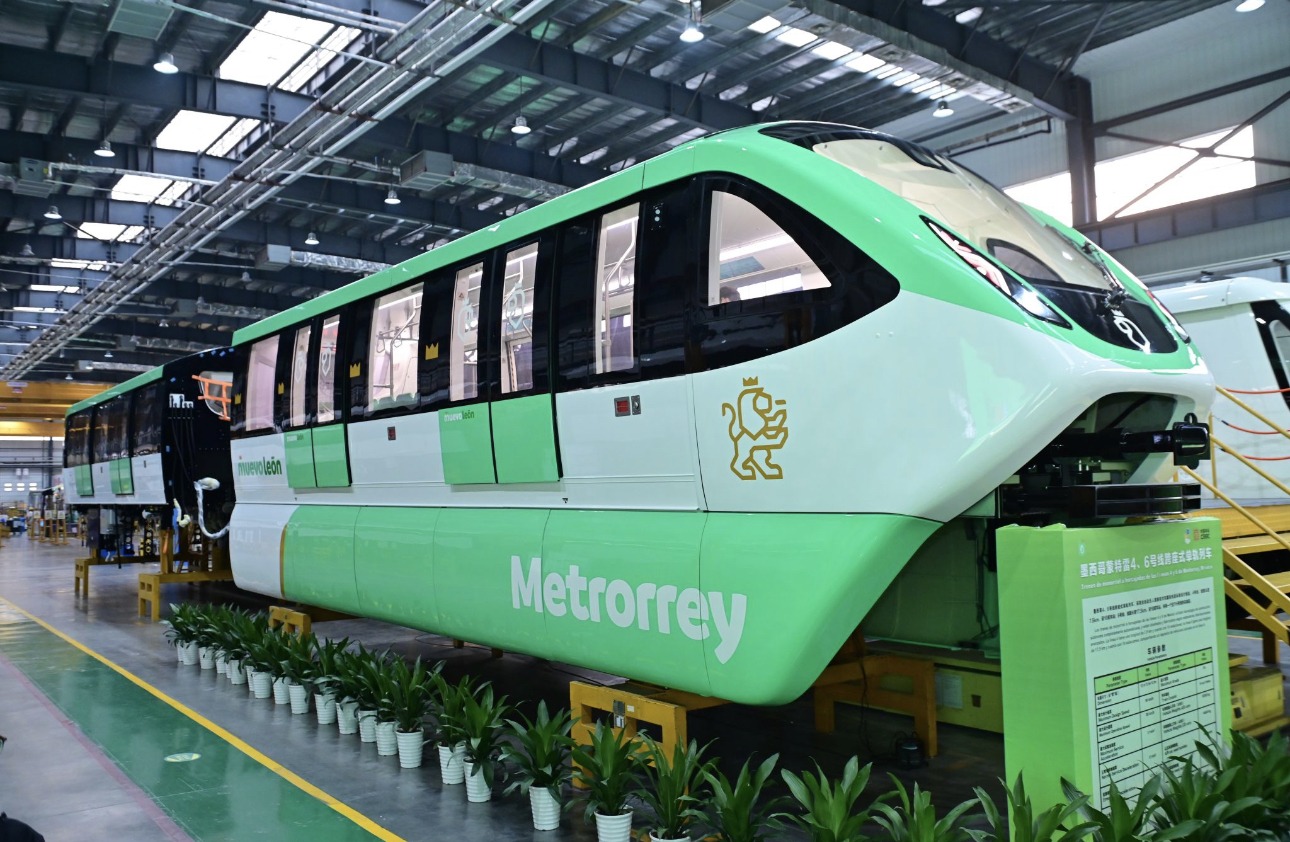 CRRC unveiled the livery of the new monorail trains for Mexico ...