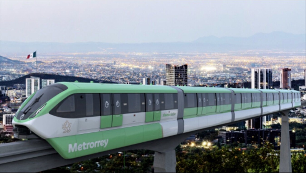 CRRC unveiled the livery of the new monorail trains for Mexico ...