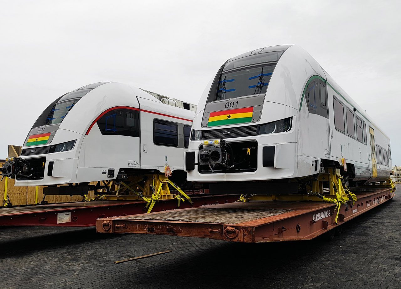 The first Pesa train has arrived in Ghana - Railway Supply