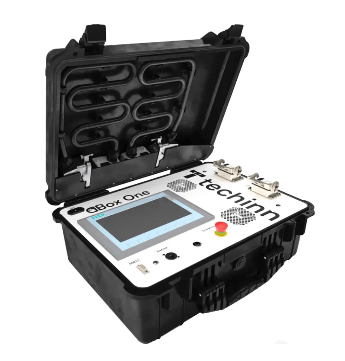 A portable case for testing hydraulic brake units of railway transport ...