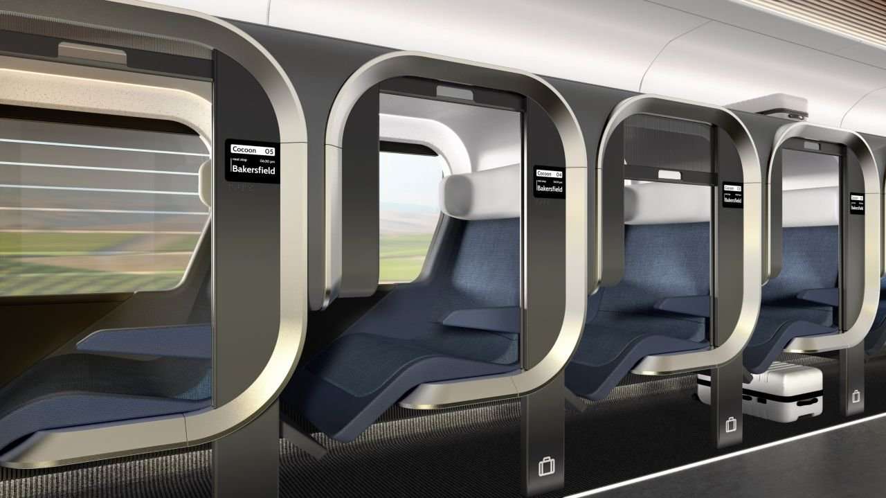 Concepts of Interior Designs for High-Speed Trains in the USA - Railway ...