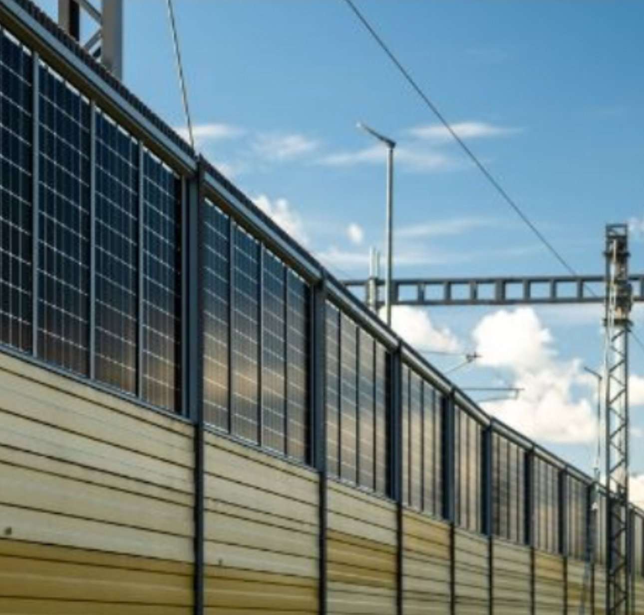 LTG Infra: Solar Panels on Noise Absorbing Screens - Railway Supply