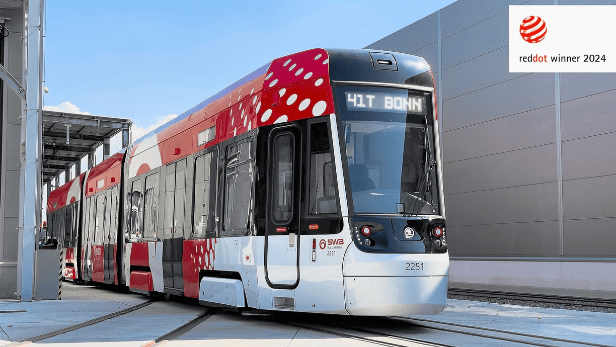Škoda Group Wins Red Dot Award for Innovative Tram - Railway Supply