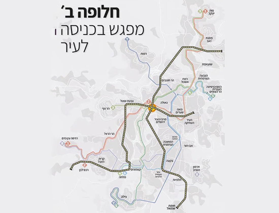 Projects for Building a Metro System in Jerusalem by 2050 - Railway Supply