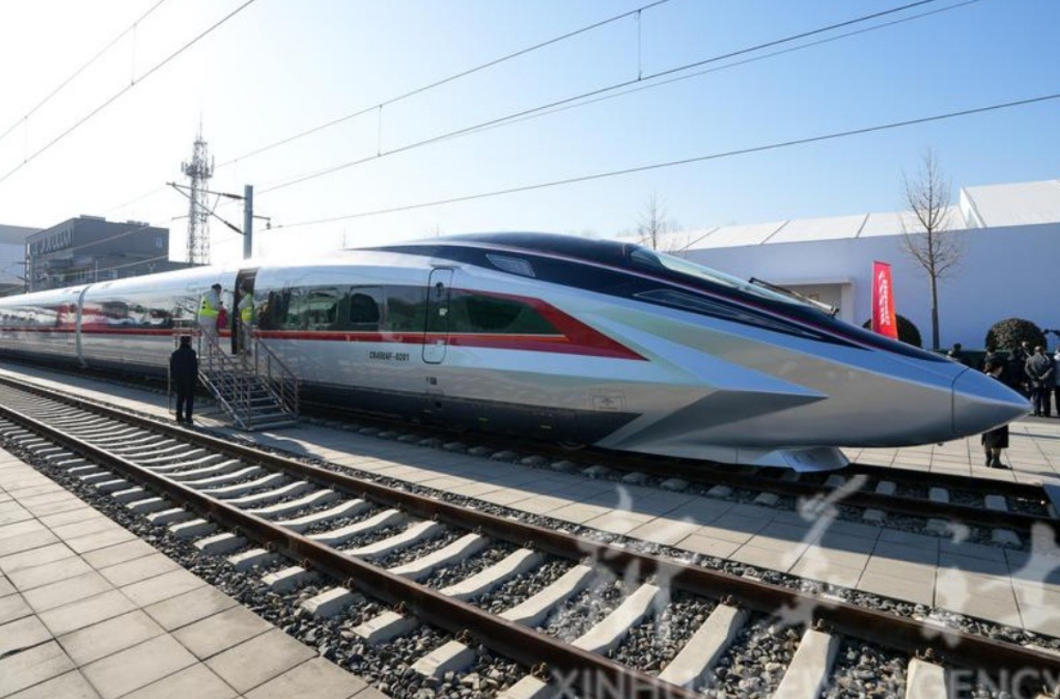 CR450 Bullet Train Prototype Sets New Record for High-Speed Travel ...