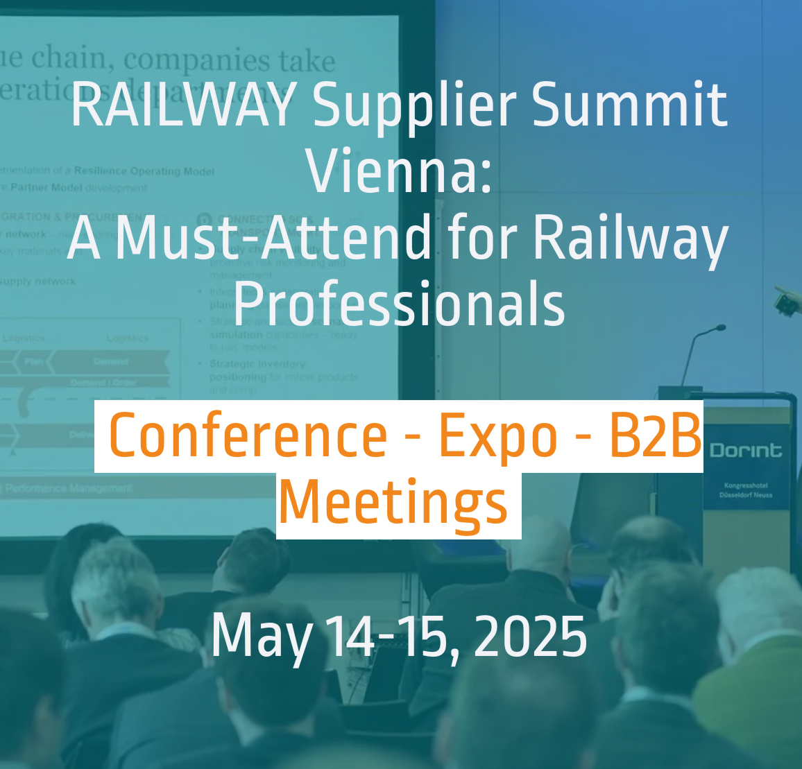 Railway Supplier Summit 2025 | Digitalization and Sustainability ...