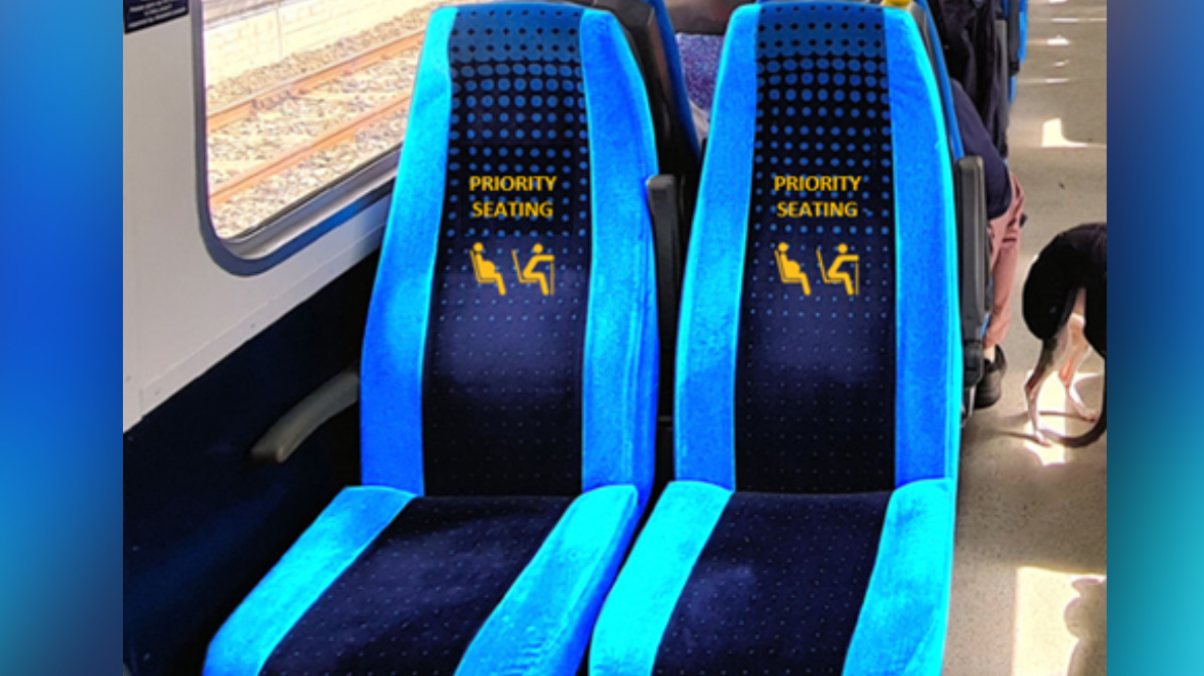 Northern Rail Priority Seating Card - Railway Supply