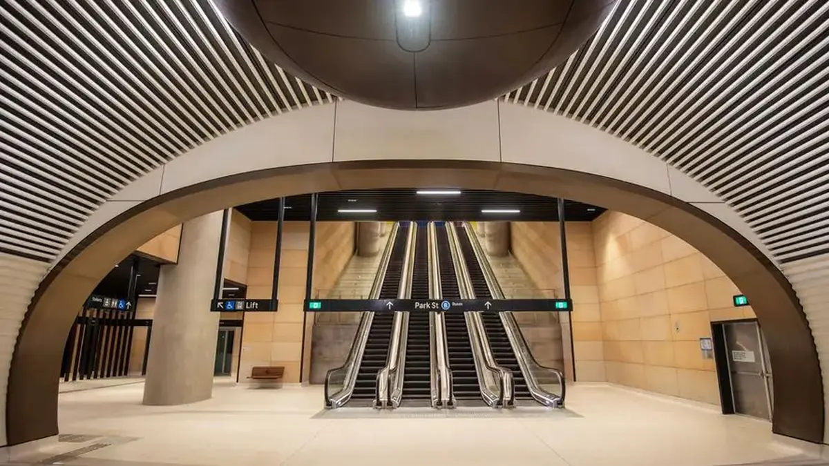Gadigal Station most beautiful metro station: 2025 award - Railway Supply